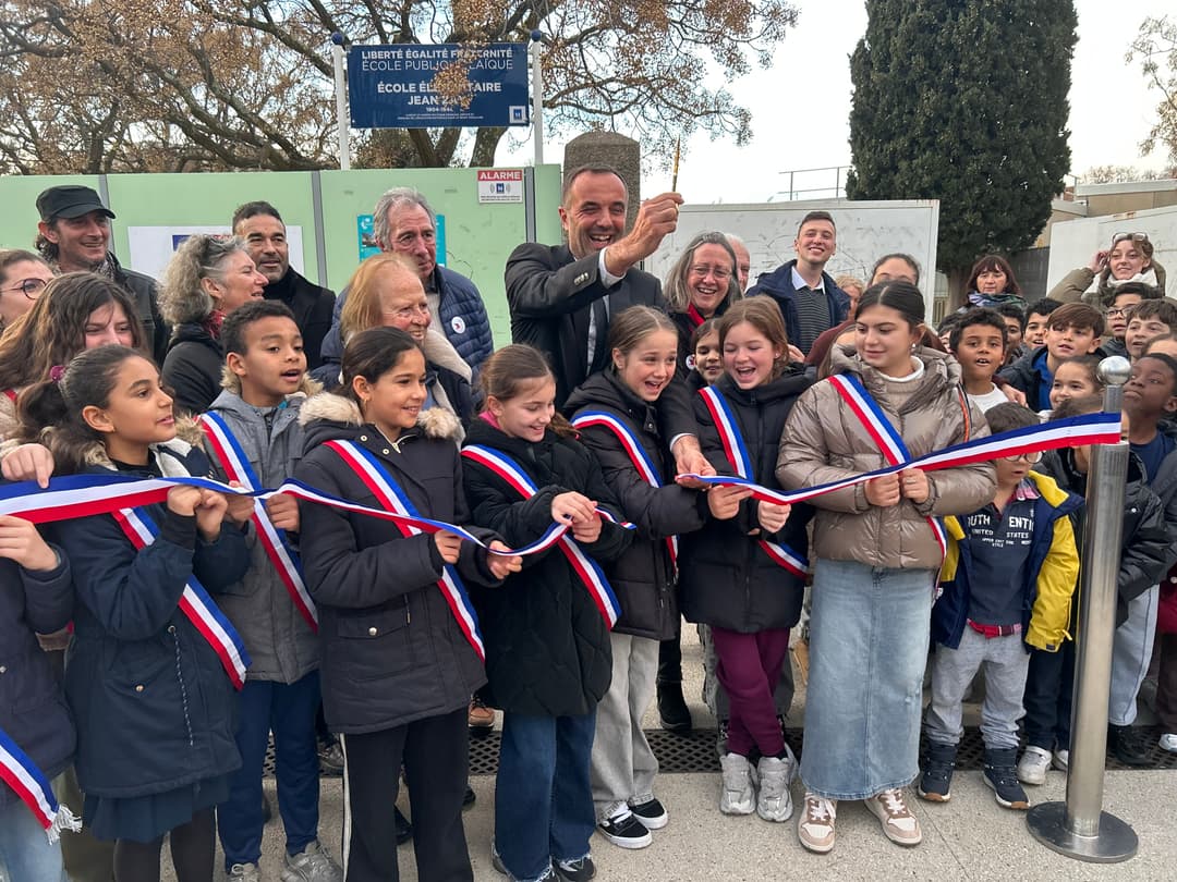 Montpellier : un parvis « à hauteur d’enfants » inauguré à la ...